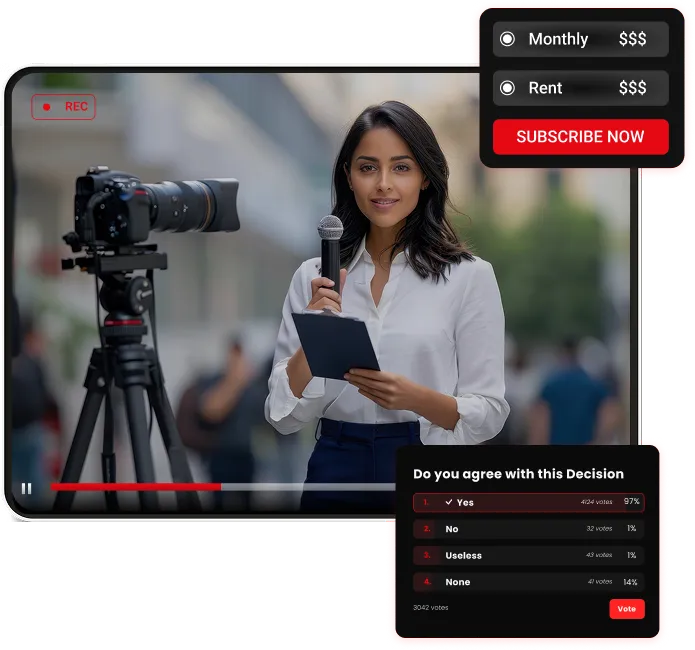Media Streaming Platform for Live & OTT Broadcasting